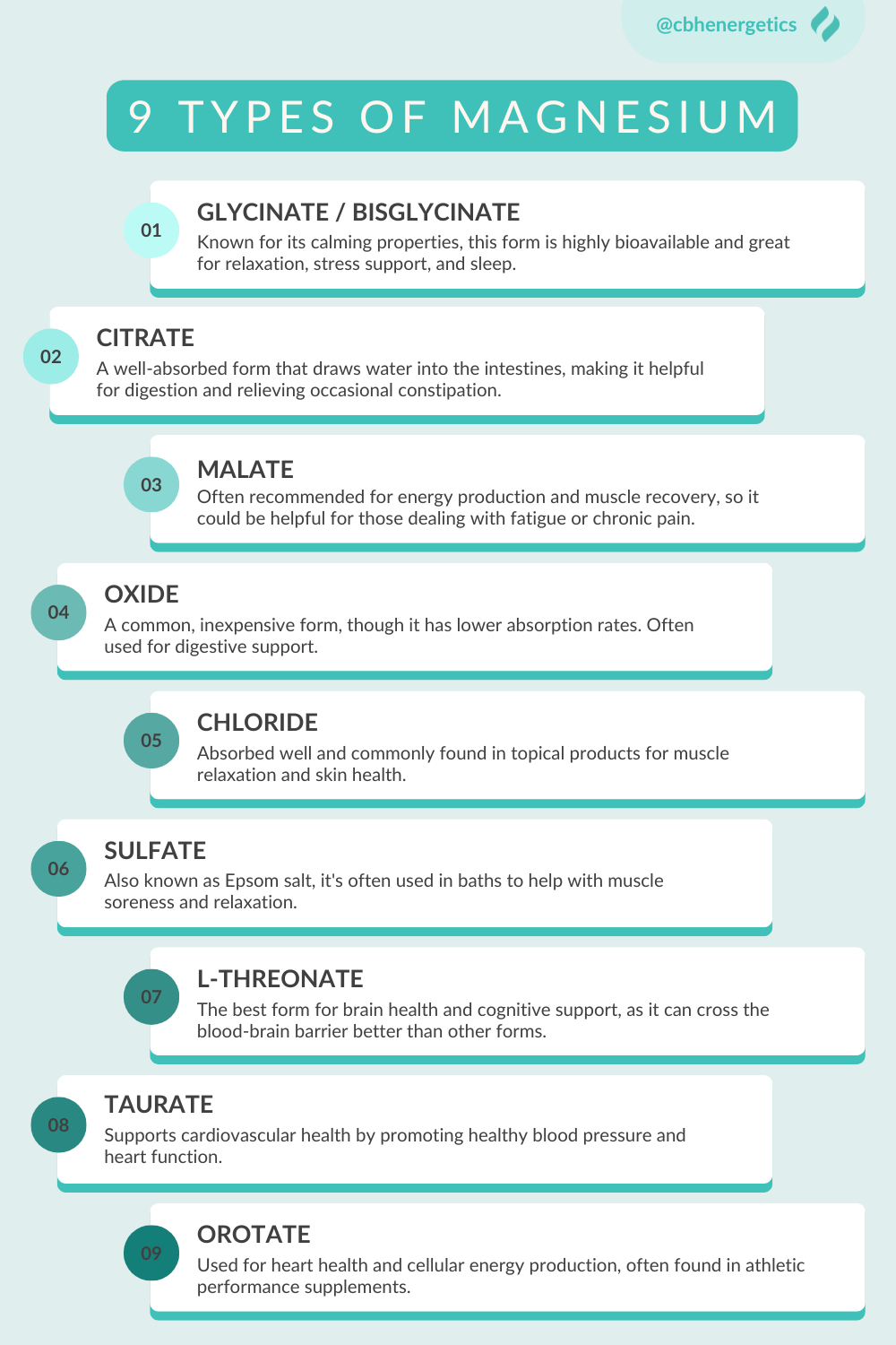 Magnesium Imbalance? Here's What the Types of Magnesium Can Tell You ...